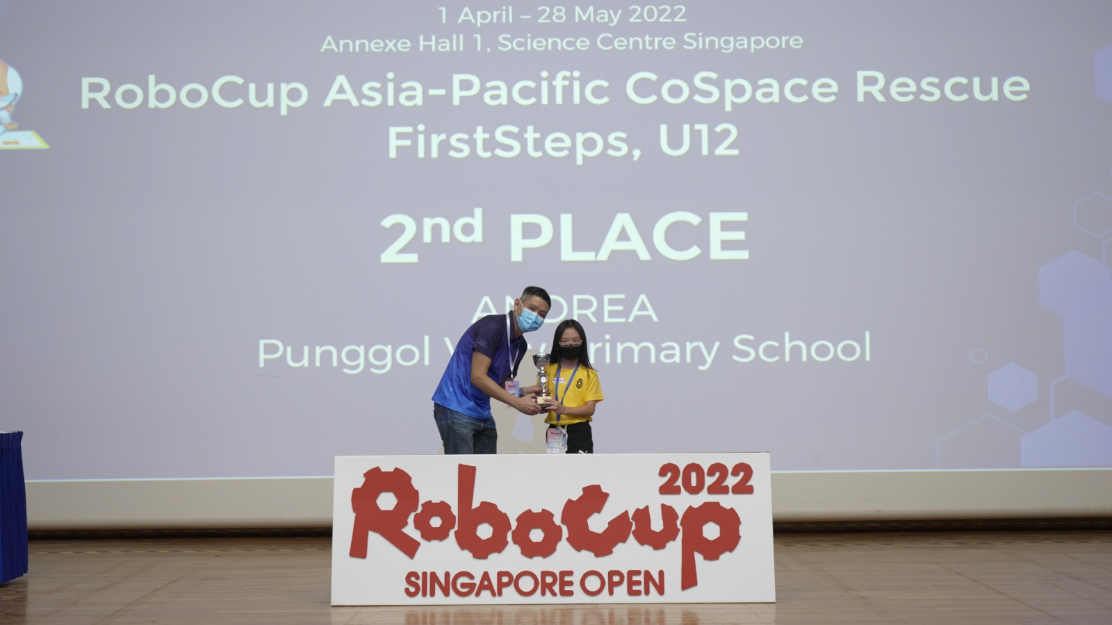 HTX | RAUS Director Cheng Wee Kiang at the RoboCup Singapore Open 2022