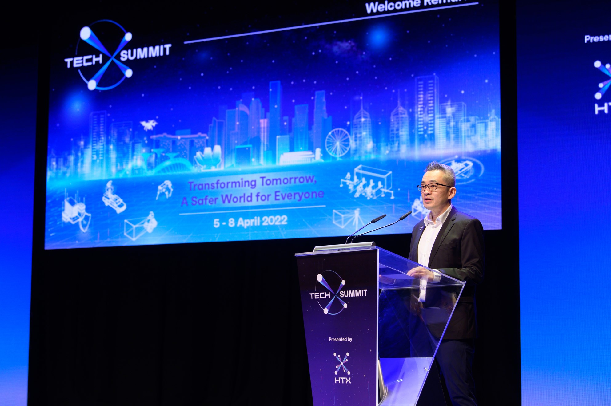 Welcome remarks by Mr Chan Tsan, CEO of HTX, at TechX Summit 2022