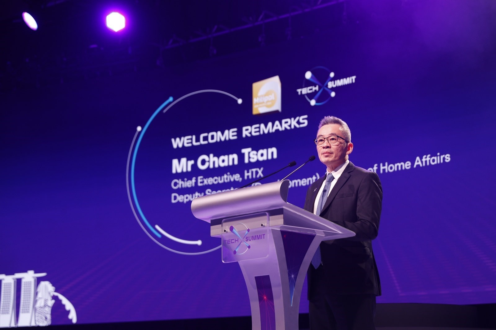 Welcome Address by Mr Chan Tsan CEO of HTX at Milipol Asia-Pacific ...